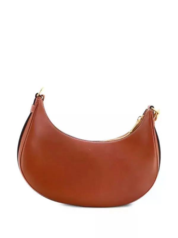 Celine Ava Strap Bag Leather Medium Hobo Bag - Brown