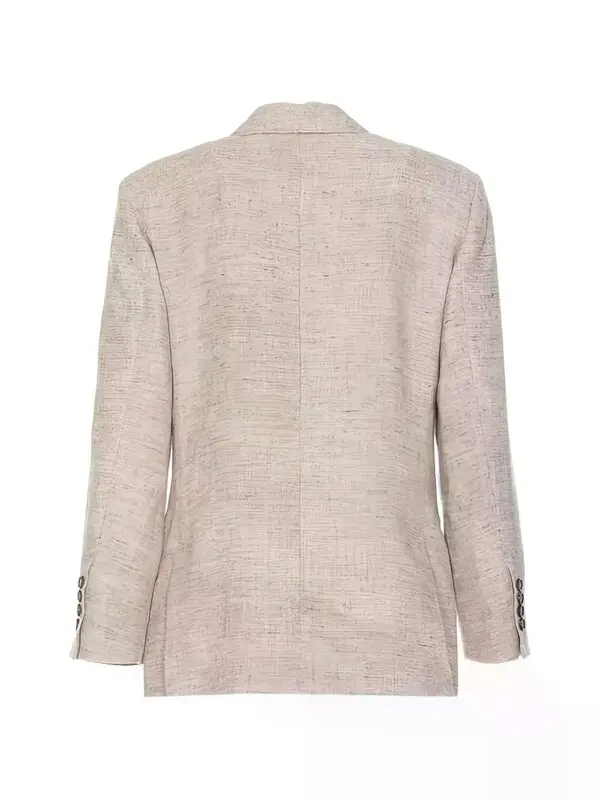 Brunello Cucinelli Linen Tailored Blazer
