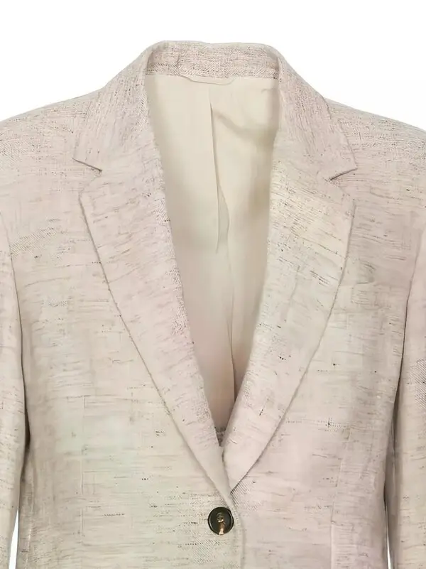 Brunello Cucinelli Linen Tailored Blazer