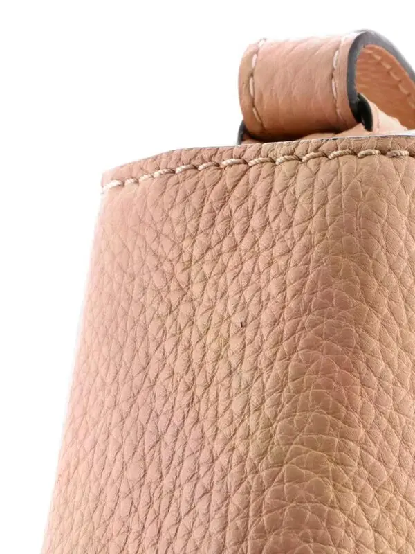 Chloé Marcie Leather Mini Crossbody Bag - Neutrals