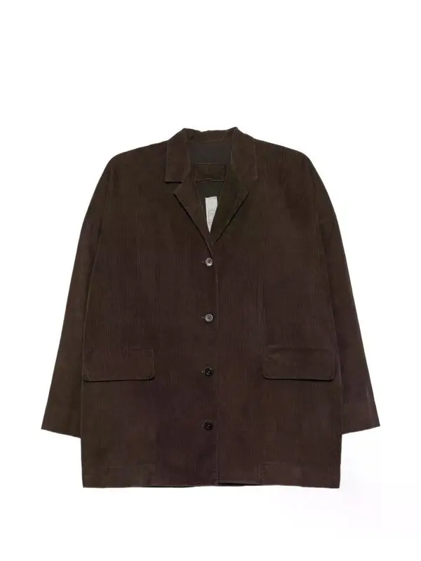 PRIVATE 0204 Corduroy Button-up Jacket - Brown