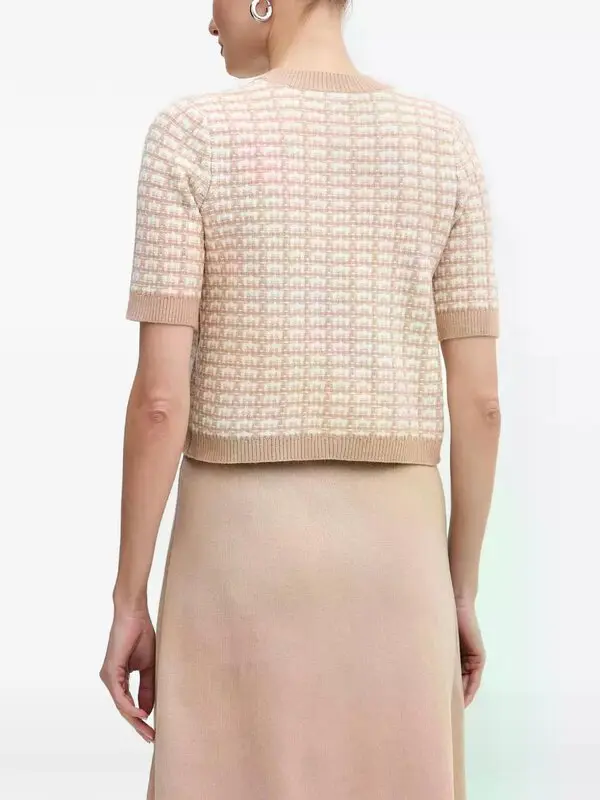 MORGAN Check-pattern Two-piece Mini Dress