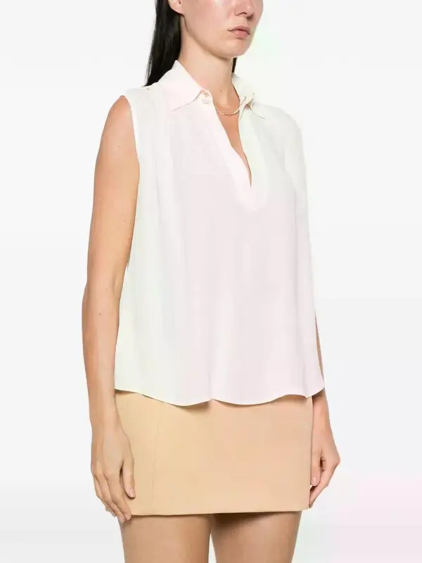 Imperial Sleeveless V-neck Top