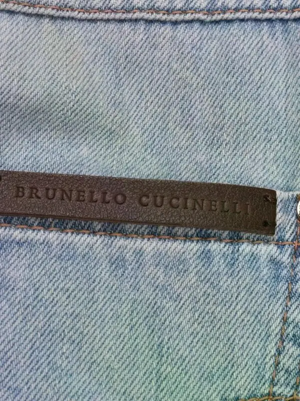 Brunello Cucinelli Faded-wash Jeans