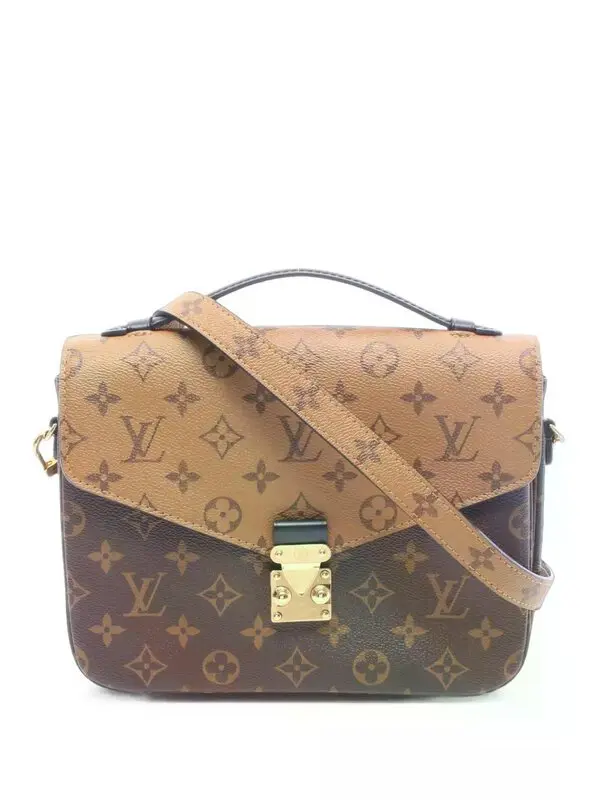 LOUIS VUITTON Pochette Metis Mm Monogram Reverse Shoulder Bag - Brown