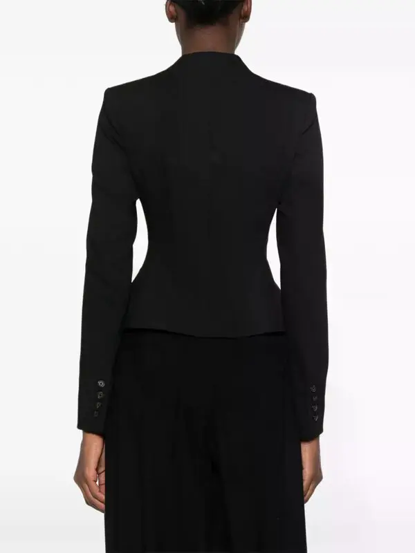 Staud Adrian Fitted Button-up Jacket - Black