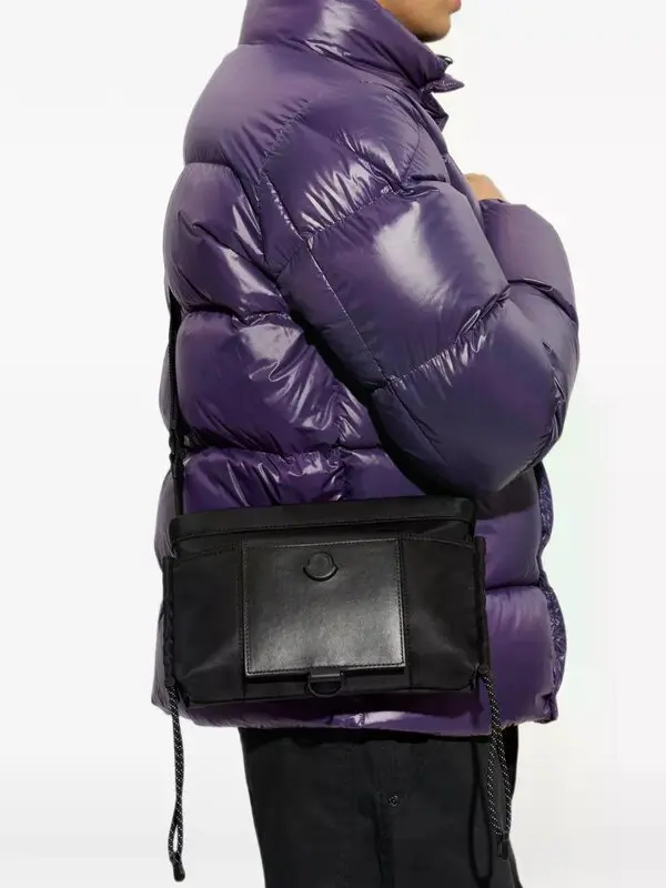 Moncler Kenton Drill Messenger Bag - Black