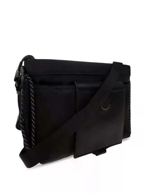 Moncler Kenton Drill Messenger Bag - Black