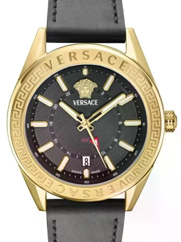 Versace V-code 42mm Watch - Black