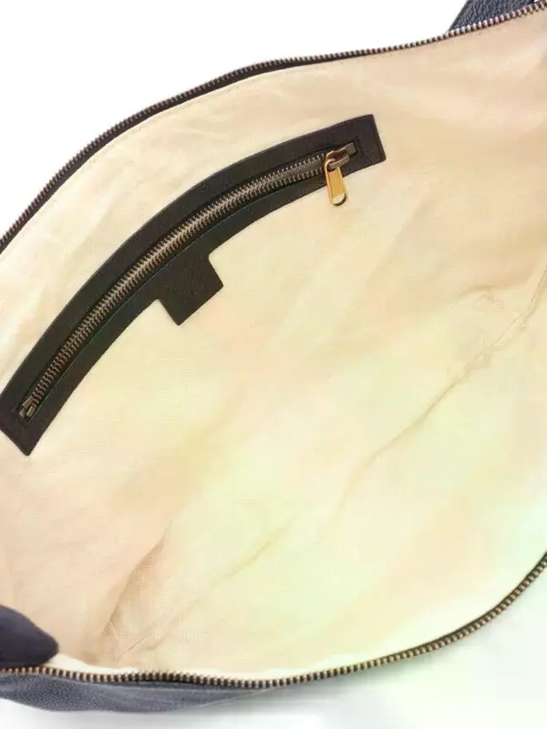 Gucci Leather Half-moon Shoulder Bag