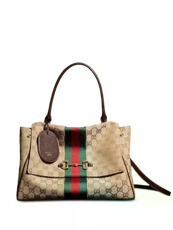Gucci Medium Paparazzo Top-handle Bag - Neutrals