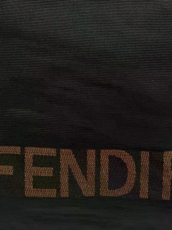 Fendi 2009 Logo-print Canvas Tote Bag