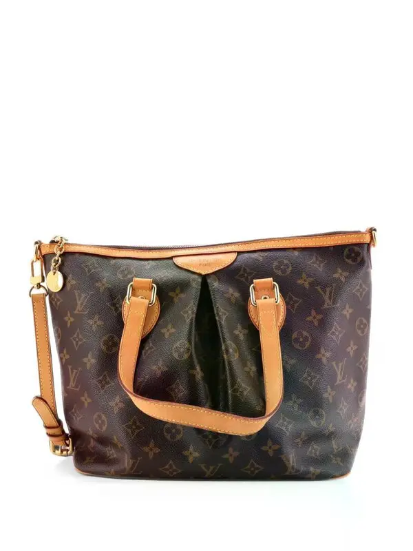 LOUIS VUITTON Palermo Handbag Monogram Canvas Pm Tote Bag - Brown
