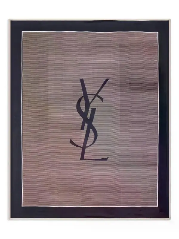 Saint Laurent Signature Cassandre Logo Scarf