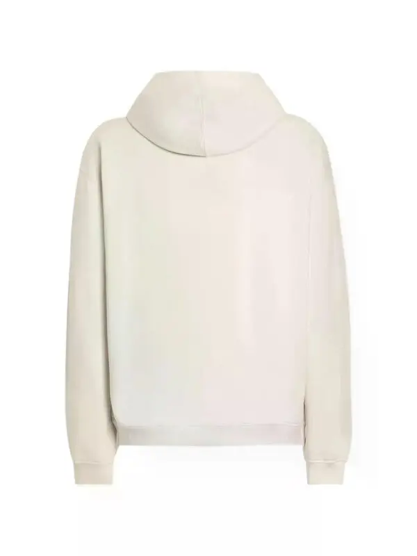 Dolce & Gabbana Jersey Hoodie With Embroidery - Neutrals