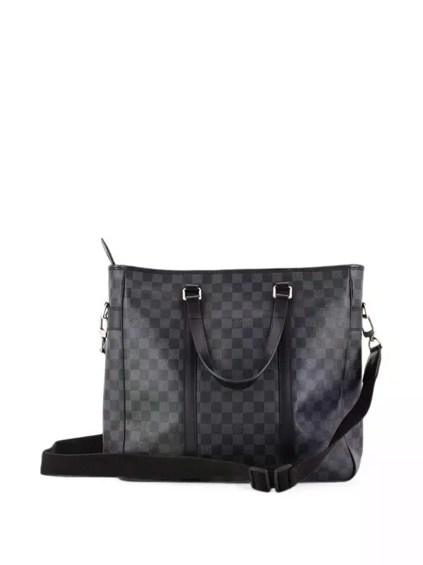 LOUIS VUITTON Tadao Handbag Damier Graphite Mm Tote Bag