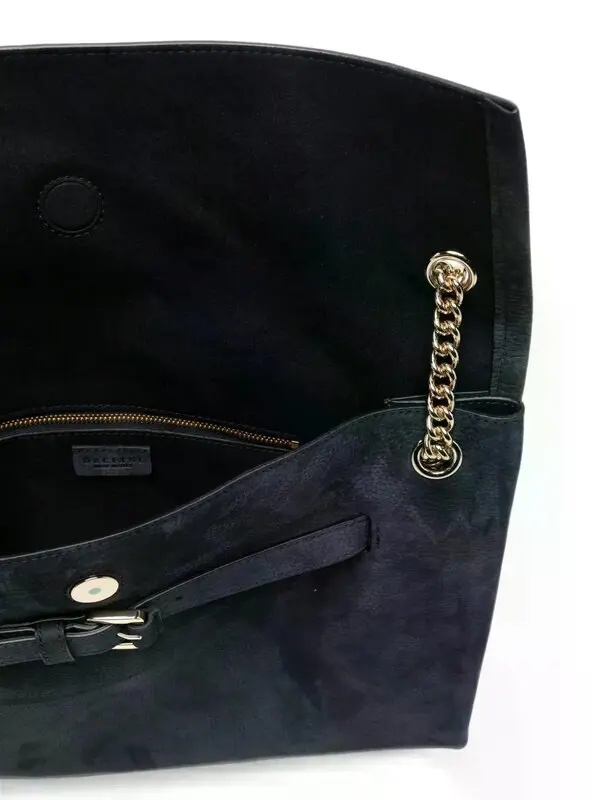 Orciani Grained-leather Chain-strap Shoulder Bag