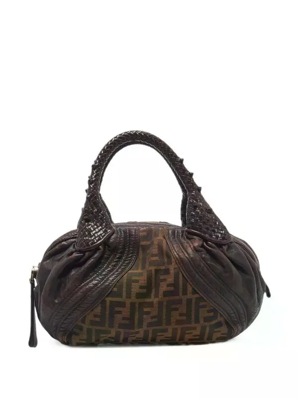 Fendi 2007 Baby Spy Zucca Shoulder Bag - Brown