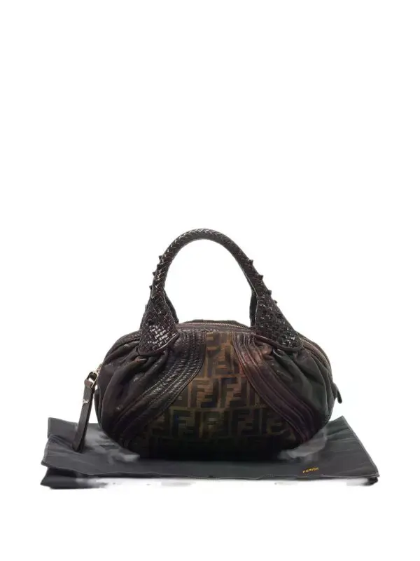 Fendi 2007 Baby Spy Zucca Shoulder Bag