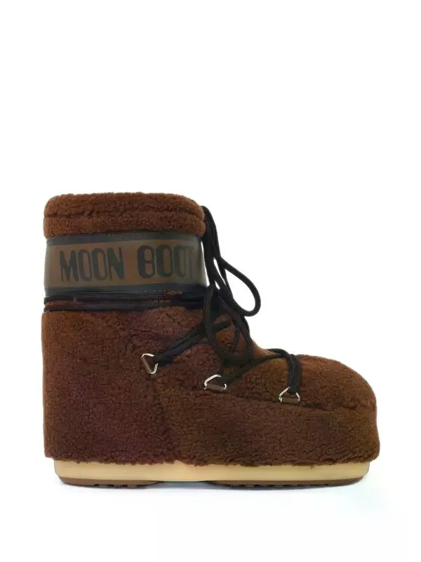 Moon Boot Icon Low Fleece Boots - Brown