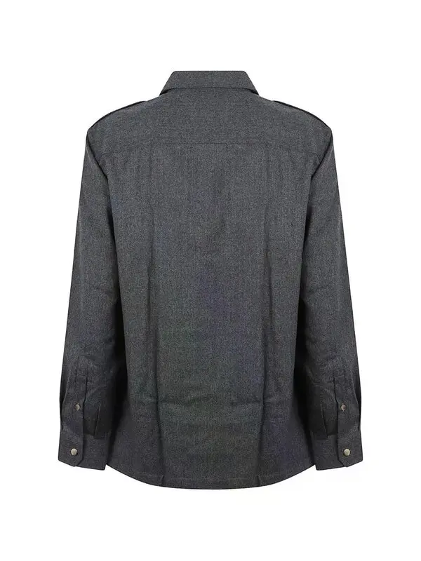 Brunello Cucinelli Epaulette Button-down Shirt