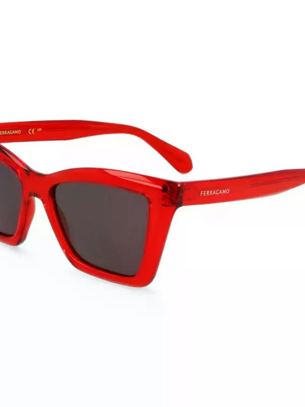 FERRAGAMO Geometric-frame Sunglasses