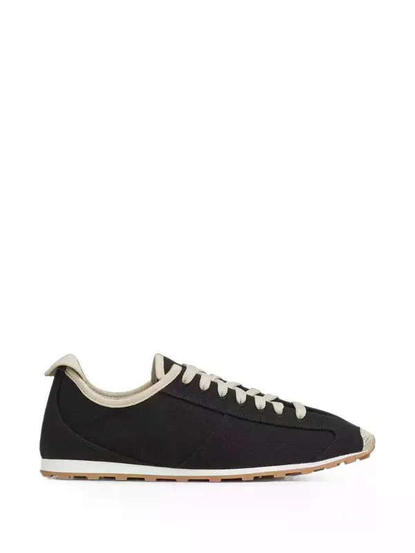 Jacquemus The Tennis Soft And Lightweight Sneakers - Black