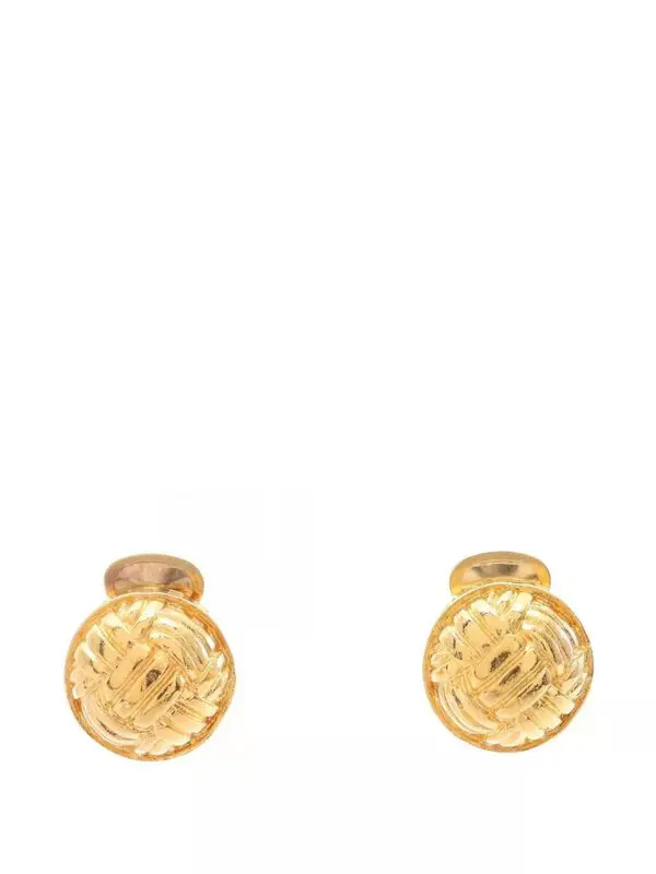 Celine 2010s Round Clip-on Earrings