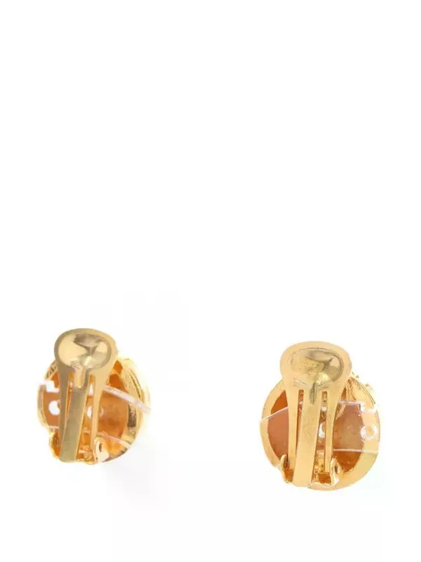 Celine 2010s Round Clip-on Earrings