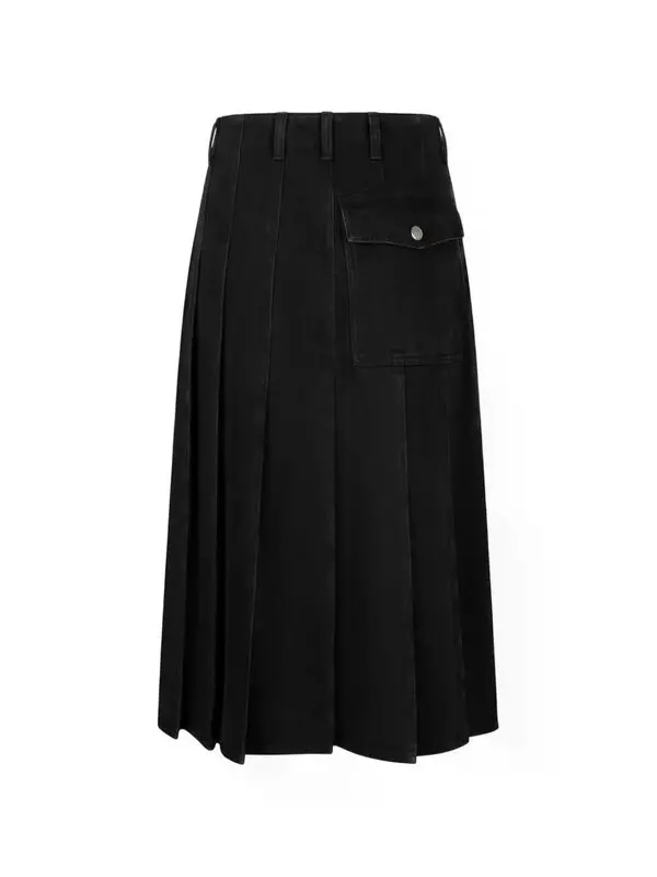 Marni Pleated-wrap Maxi Skirt