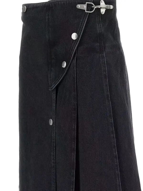 Marni Pleated Wrap Maxi Skirt