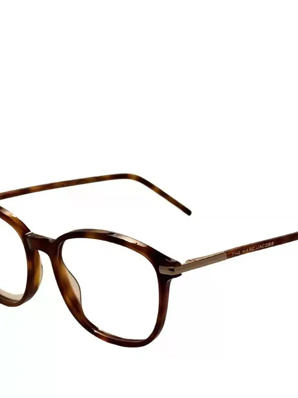Marc Jacobs Tortoiseshell-effect Round-frame Glasses