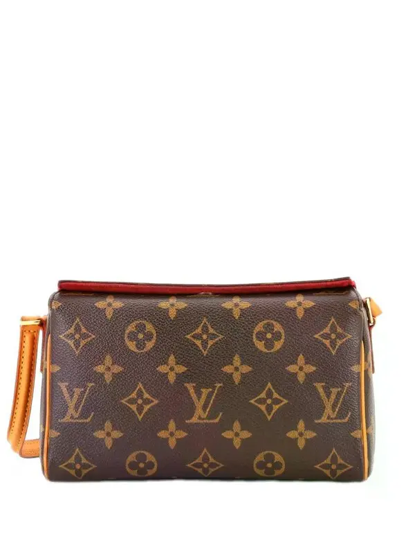 LOUIS VUITTON Recital Handbag Monogram Canvas Shoulder Bag - Brown