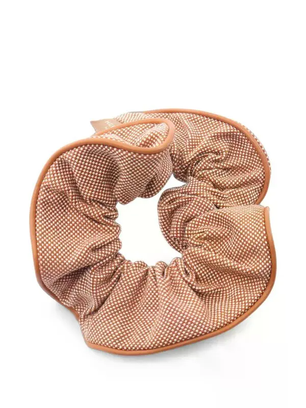 Hermès 2010s Claudia Toile H Hair Accessory