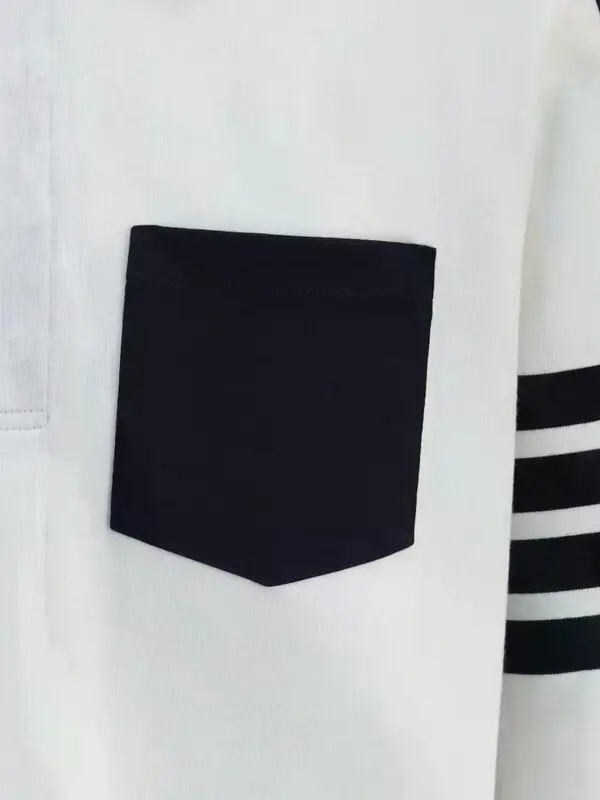 Thom Browne 4-bar Oversized Rugby Polo Shirt