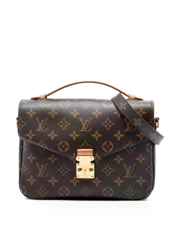 LOUIS VUITTON 2018 Monogram Pochette Metis Satchel - Brown