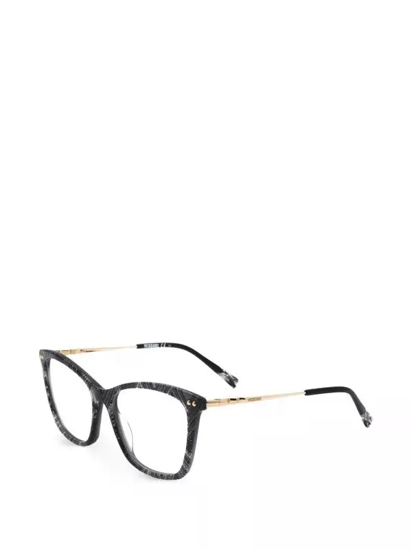 Missoni Patterned Square-frame Eyeglasses - Grey
