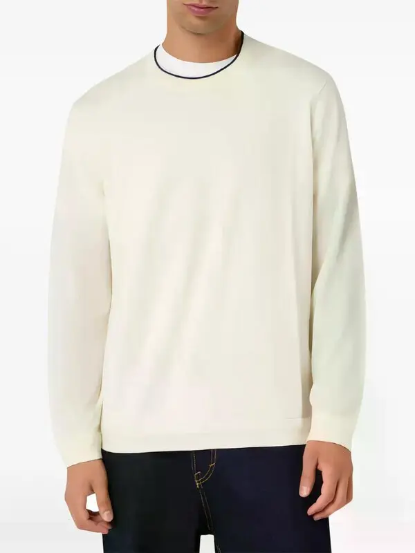 Emporio Armani Fine-knit Wool Top