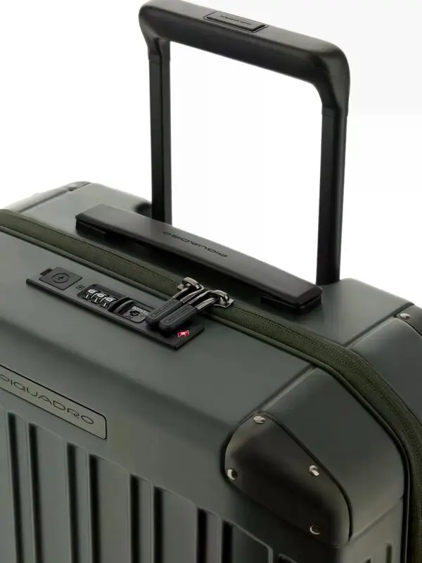 PIQUADRO Ribbed Four-wheel Luggage Bag