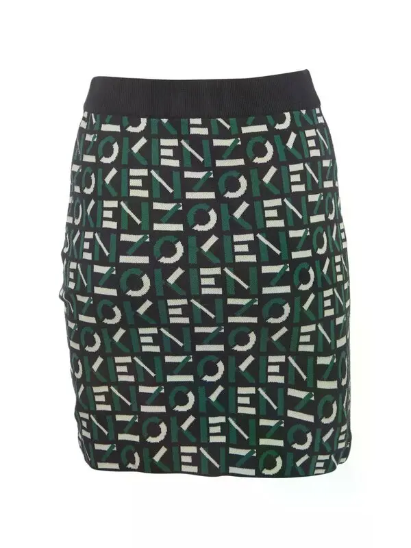 Kenzo Monogram Jacquard Mini Skirt