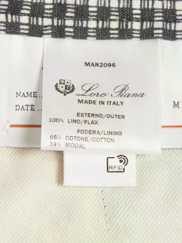 Loro Piana Emanuele Checked Shorts
