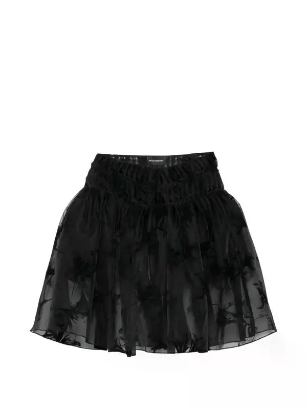 PAULINE DUJANCOURT Floral-print Ruffled Midi Skirt