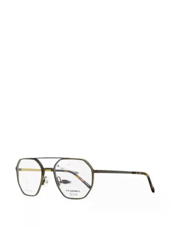 MOREL Skiva Geometric-frame Glasses