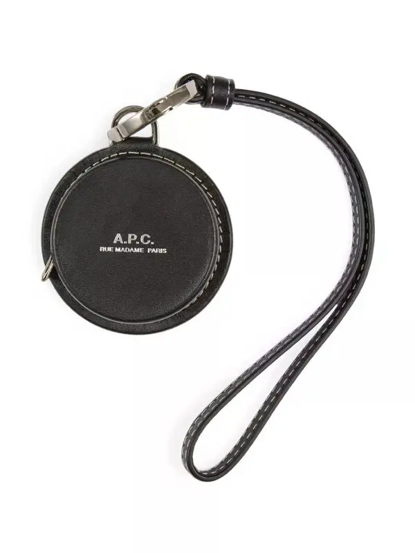 A.p.c. Ruban Leather Tape-measure Keyring Charm