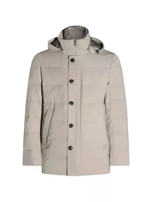 MONTECORE Hooded Padded Coat - Neutrals