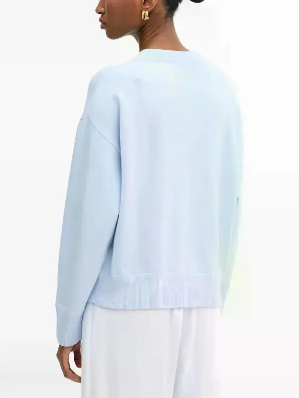 MORGAN Intarsia-knit Heart-motif Sweater