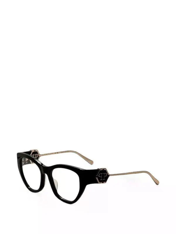 Philipp Plein Logo-plaque Cat-eye Glasses