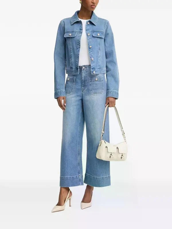 MORGAN Button-detail Wide-leg Jeans
