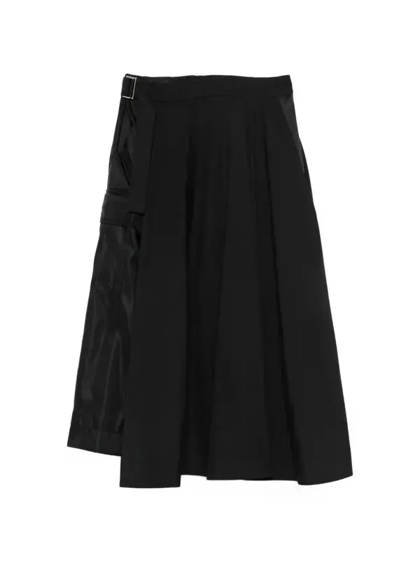 Sacai Belted Cargo Midi Skirt