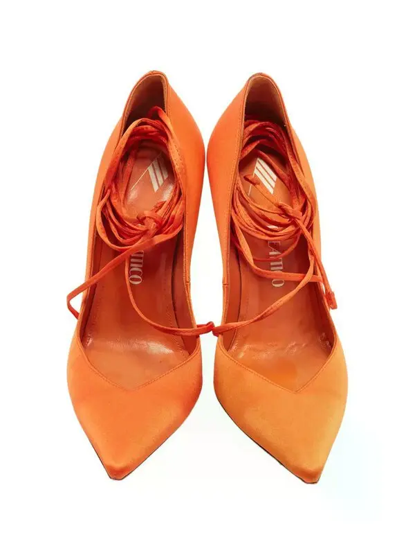 Attico Venus Lace-up Heeled Pumps